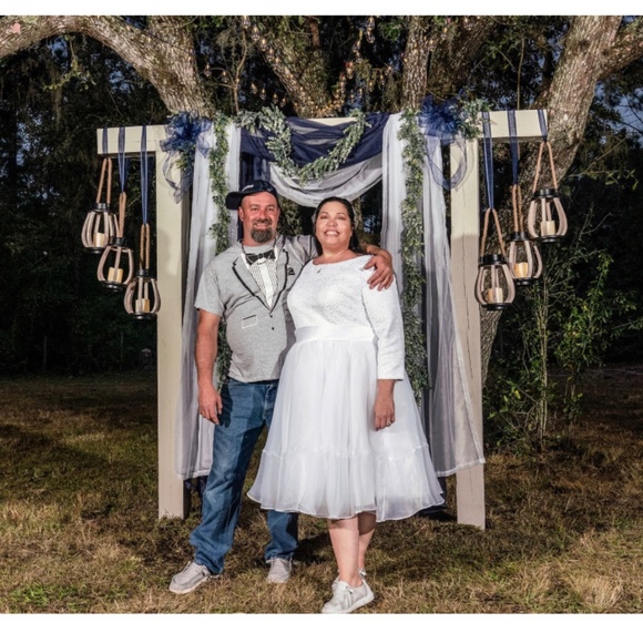 June Bride | Dresses | Plus Size Tea Length Wedding Dress | Poshmark